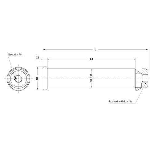 Transportní čep B0212 - MERCEDES-BENZ